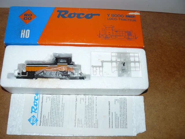 TRAIN ÉLECTRIQUE HO sncf ROCO locomotive locotracteur Y8000 EUR 91,00 ...