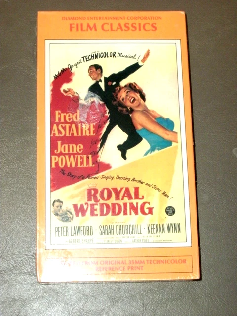 ROYAL WEDDING (VHS, 1990) 1951 MGM Musical Fred Astaire Jane Powell ...