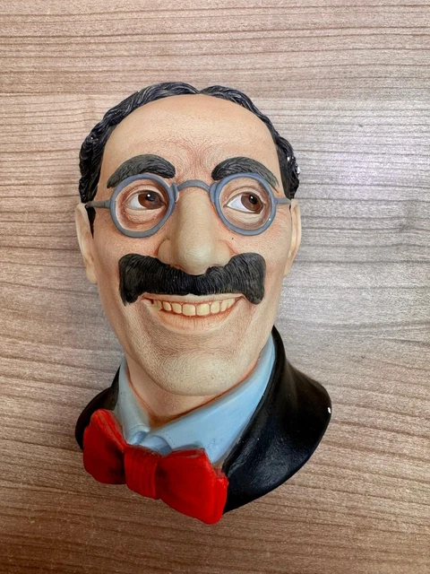 VINTAGE GROUCHO MARX Wall Head Plaque – Legend Products 1984 – 6.5"x4.5 ...