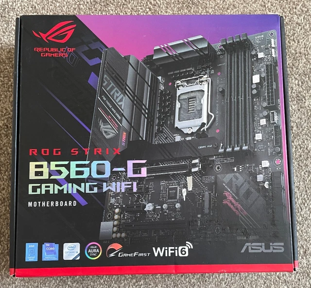 ASUS - ROG STRIX B560-G GAMING WIFI, Intel LGA 1200 MATX motherboard £ ...