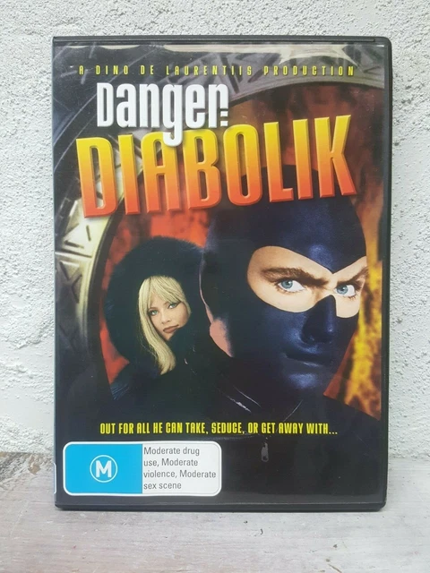 DANGER DIABOLIK DVD 1968 Mario Bava Movie - DINO DE LAURENTIIS - OOP RARE £26.16 - PicClick UK