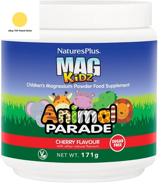 ANIMAL PARADE MAG Kidz Powder - Magnesium Supplement for Kids - Com £17 ...