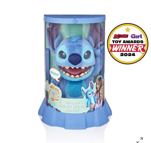DISNEY LILO & Stitch Real FX Stitch Plush Puppet Interactive Toy - NEW ...