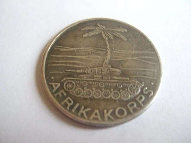 WW2 GERMAN COLLECTORS Erwin Rommel Coin Afrika Korps £4.20 - PicClick UK