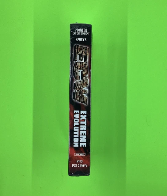 ECW EXTREME EVOLUTION VHS New Sealed Rob Van Dam Dudley Boys Sabu Taz ...