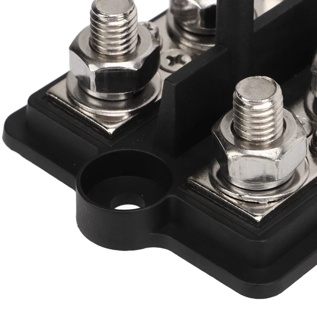 BUS BAR MARINE RV Battery Terminal Power Distribution Block 2 Row M8 ...