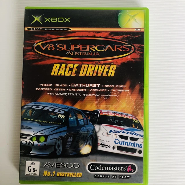 V8 SUPERCARS AUSTRALIA Race Driver XBOX Original PAL *Complete* $18.95 ...