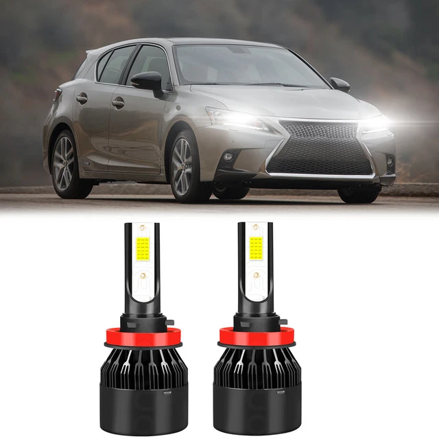 FOR LEXUS CT 200H 10-20 H11 LED Headlight Bulbs Kit Low Beam Super Bright White £15.99 - PicClick UK