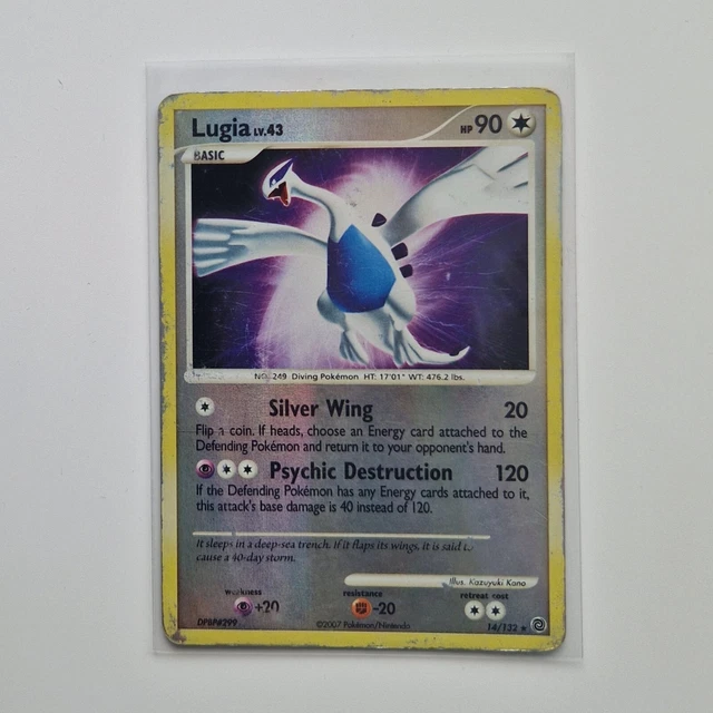 LUGIA SECRET WONDERS (14/132) Reverse Holo Rare (Moderately Played MP ...