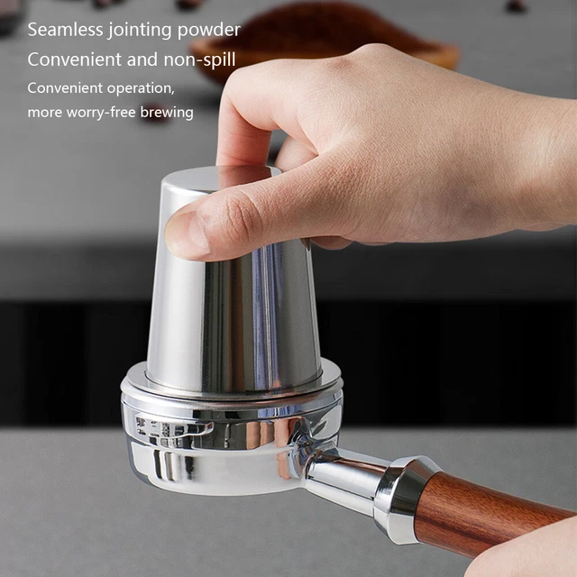 COFFEE DOSING CUP Stainless Steel Cafe Tool for Espresso Machine ...