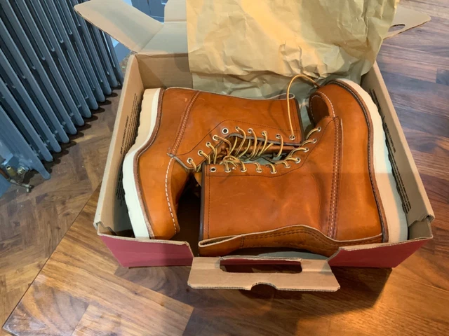 RED WING CLASSIC Prairie Boot Moc Toe 877 - Oro Legacy, UK 7.5 £160.00 ...