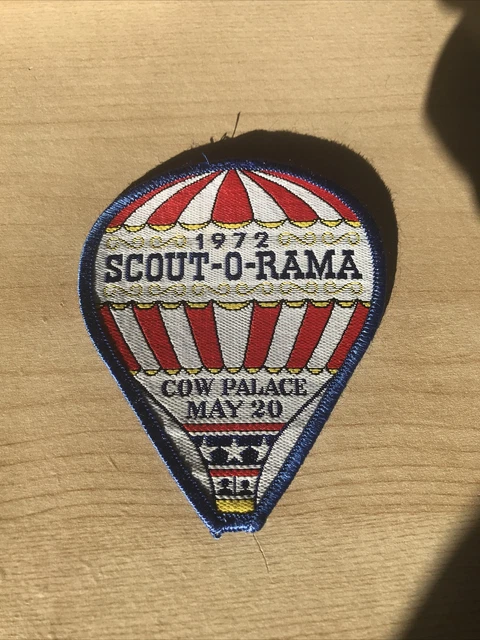 1972 SCOUT-O-RAMA, COW Palace May 20 Scouts Badge Patch £6.00 - PicClick UK