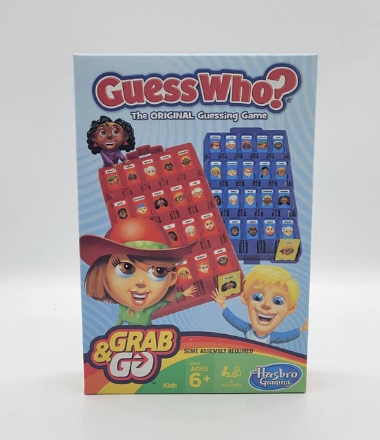 GUESS WHO? GRAB & Go Game Ages 6+ 2 Players By Hasbro £12.79 - PicClick UK