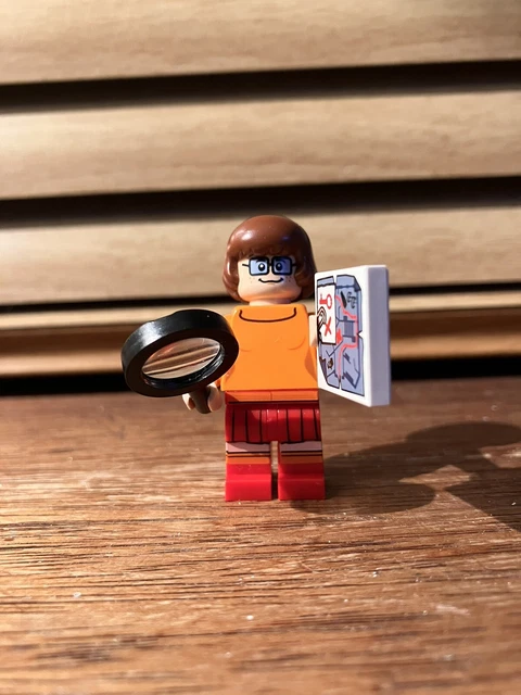 LEGO VELMA DINKLEY Minifigure Scooby-Doo Rare Figure From Mystery ...