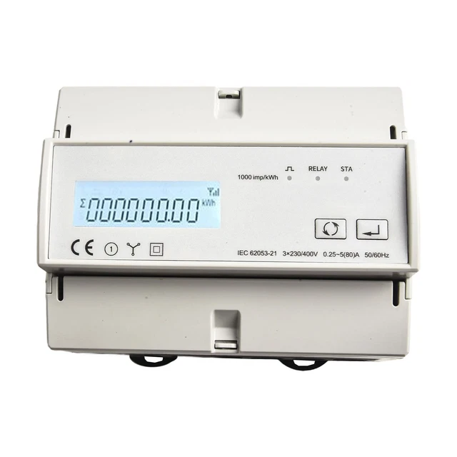 TRACK AND ANALYZE Electricity Consumption 3 Phase Bi Directional Energy ...