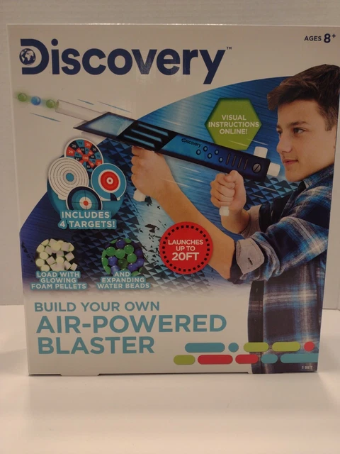 DISCOVERY AIR-POWERED BLASTER Build Your Own Blaster with Expanding ...