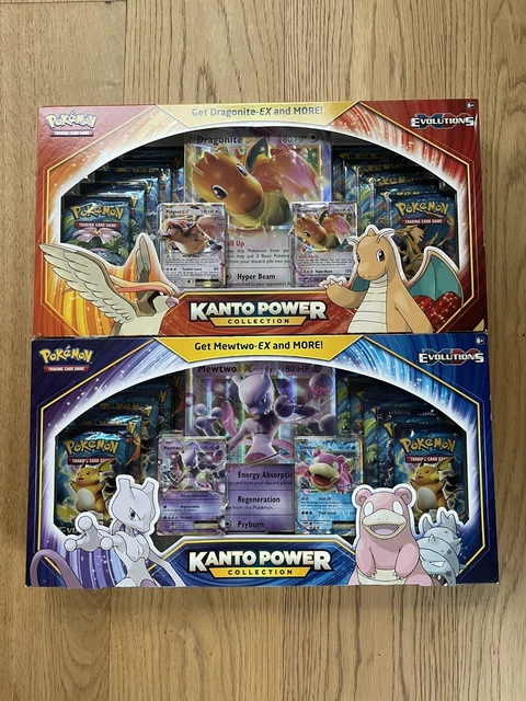 POKEMON EVOLUTIONS KANTO Power Collection Dragonite & Mewtwo Bundle EUR ...