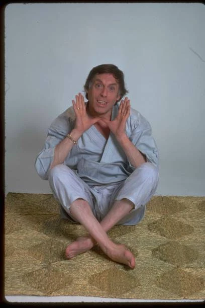 COMEDIAN & TV presenter Larry Grayson wearing a judogi uniform 1973 Old ...