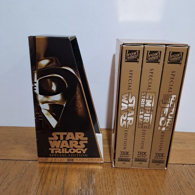 STAR WARS TRILOGY Box Set VHS Gold Special Edition THX £9.99 - PicClick UK