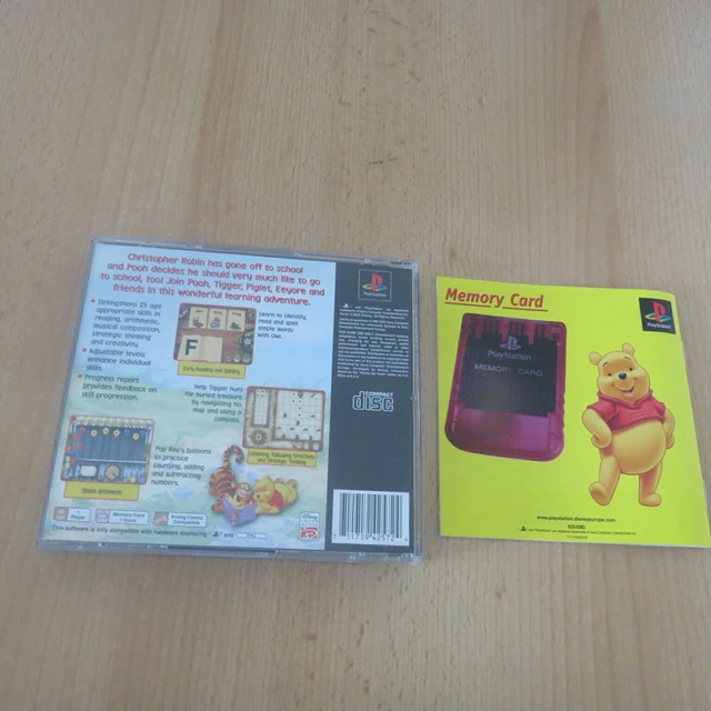 DISNEY APRENDIZAJE WINNIE The Pooh PS1 PLAYSTATION 1 Pal Buen ...