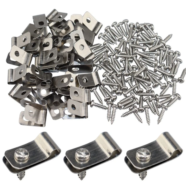 CLIPS DE CLÔTURE MéTallique, Pinces de Fil de ClôTure en Aluminium pour ...