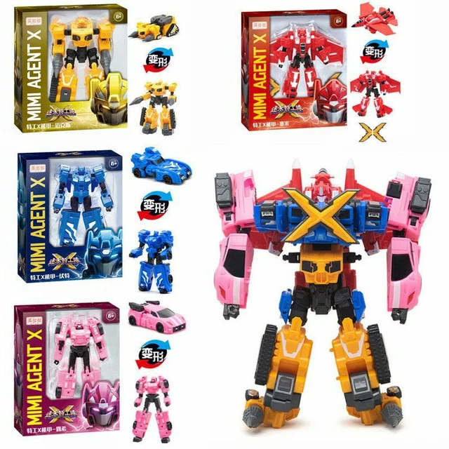 MINIFORCE X LUCYBOT Lucy Bot Mini Force Ranger Transformer Booster Xmas ...