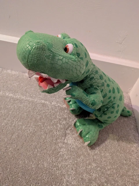 THE WORLD OF Dinosaur Roar Green T-rex Plush Soft Cuddly Toy Aurora. 10 ...