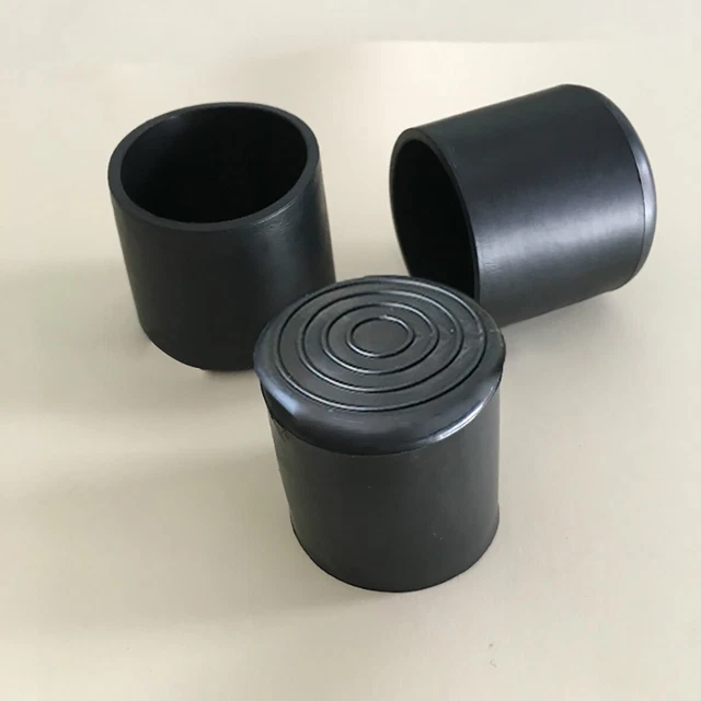 ROUND RUBBER CHAIR Ferrule Anti Scratch Table Stool Feet Leg Grip Tip ...