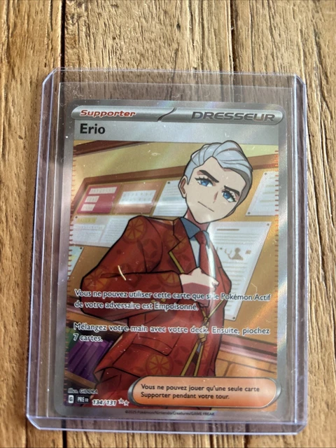 CARTE POKEMON ERIO 134/131 Full Art EV8.5 Évolution Prismatiques ...
