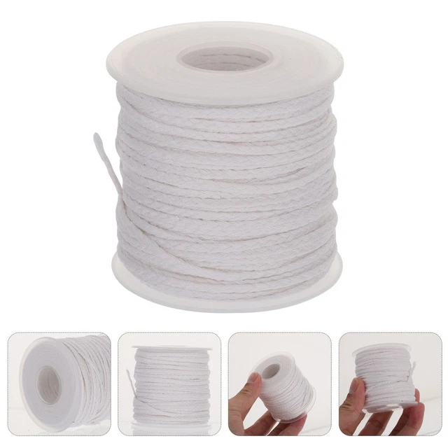 OIL LAMP WICKS Braided Cotton String Threads Twine Rope for Candles $19 ...