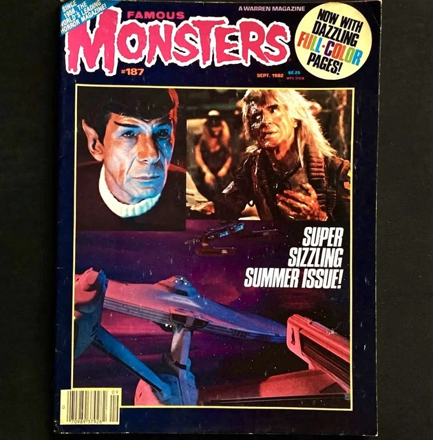 FAMOUS MONSTERS OF Filmland - Issue 187 - Warren - 1982 Vintage Horror £16.00 - PicClick UK