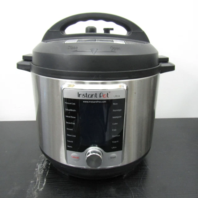 INSTANT POT PRESSURE Cooker Ultra 60 6-Quart W/ Accessories Untested ...