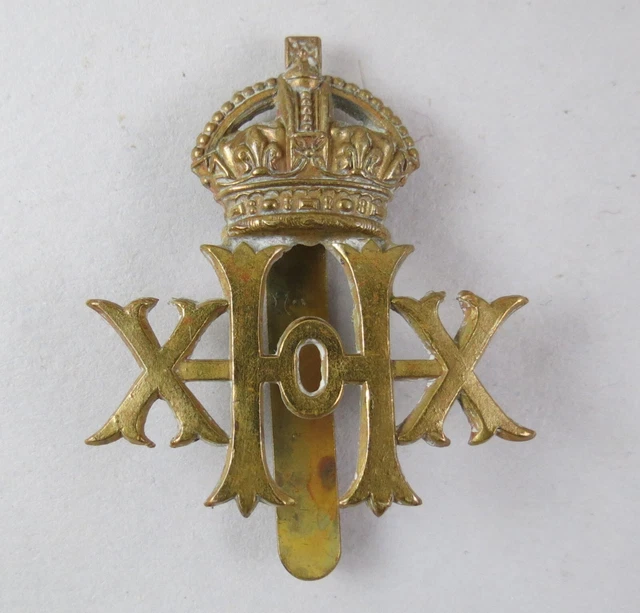 MILITARY BRASS CAP Badge 20th Hussars British Army Cavalry £5.50 ...