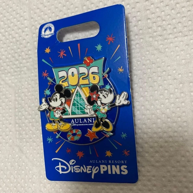 HAWAII AULANI RESORT Mickey Minnie 2026 Pin Badge EUR 134,12 - PicClick FR
