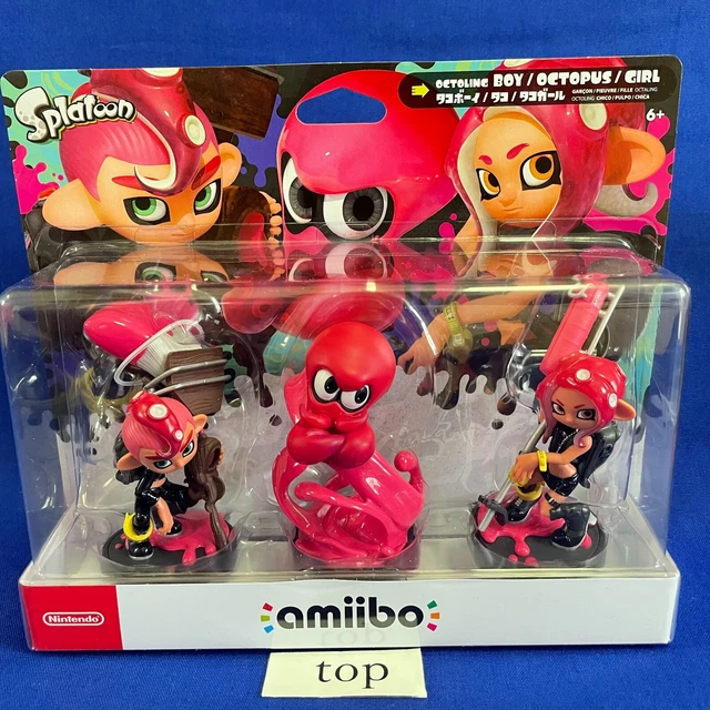 AMIIBO SPLATOON TRIPLE Set Octoling Taco Boy Octopus EUR 100,71 ...