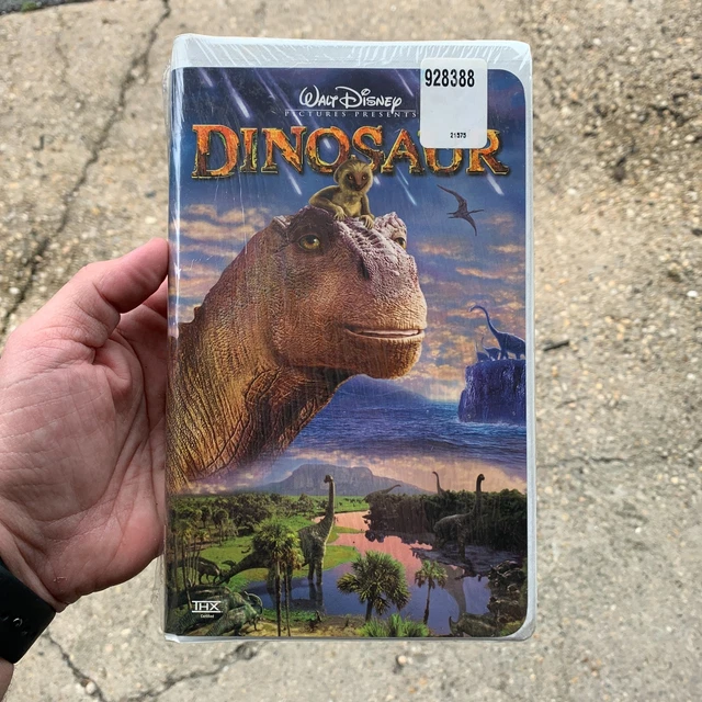 DINOSAUR VHS VIDEO Tape Movie 2001 Walt Disney Clamshell New And Sealed ...