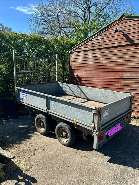 IFOR WILLIAMS TRAILER 8ft X 5ft Aluminium Ramps And Ladder Rack and ...