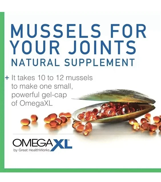 OMEGA XL 300 Capsules -Green Lipped Mussel Omega 3 Joint Relief ...
