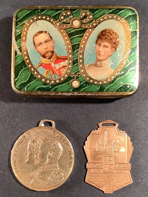 THE ROWNTREE CO. Toronto Centennial & Diamond Jubilee Medallions And ...