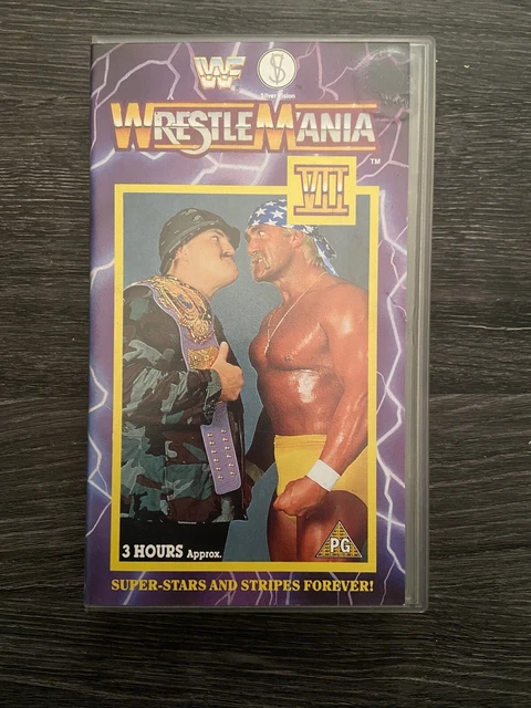 WWE WWF WRESTLEMANIA VII 7 VHS Wrestling Video Tape Vintage £7.99 ...