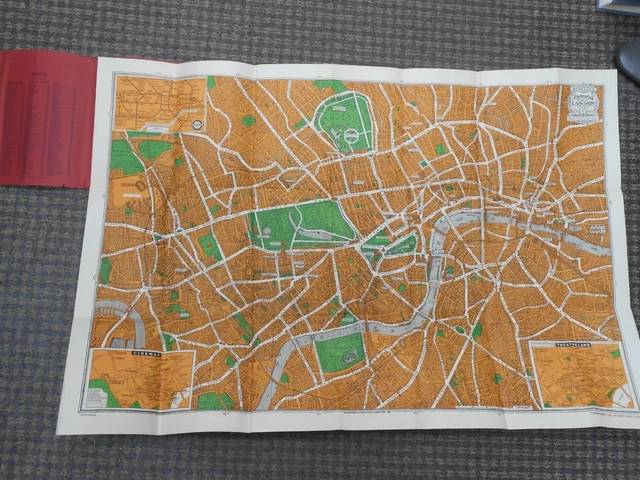 &HOMELAND& PICTORIAL PLAN Of London- 1930's. Beautiful Map EUR 11,69 ...
