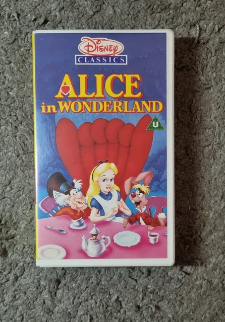 WALT DISNEY'S 1951 Alice in Wonderland, Released 1986 Vhs Tape D200362 £1.75 - PicClick UK