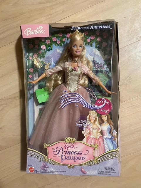 BARBIE PRINCESS ANNELIESE Princess And The Pauper Doll (does NOT sing ...