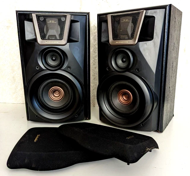 TECHNICS SB-EH60 PASSIVE Speaker System 160W 6 Ohms 3 way Speakers Pair ...