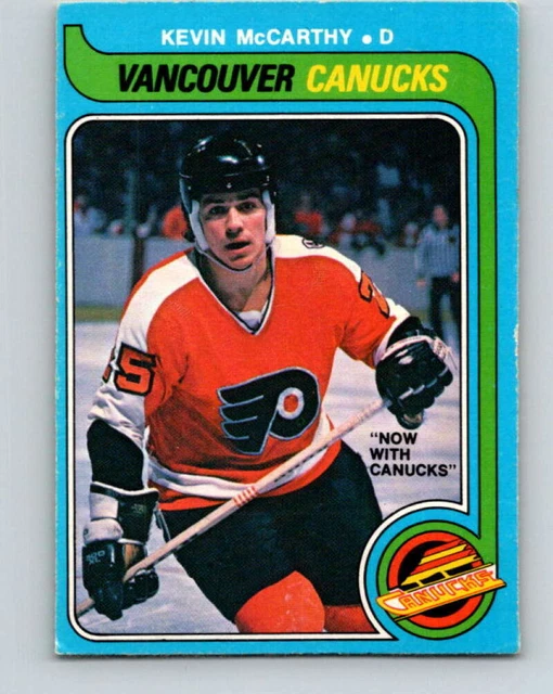 (HCW) 1979-80 O-PEE-CHEE #287 Kevin McCarthy RC recrue Canucks V19507 ...