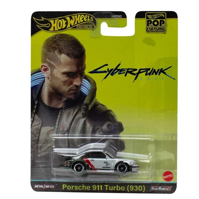 HOT WHEELS 2024 Pop Culture "Cyberpunk" 2077 Porsche 911 Turbo (930 ...