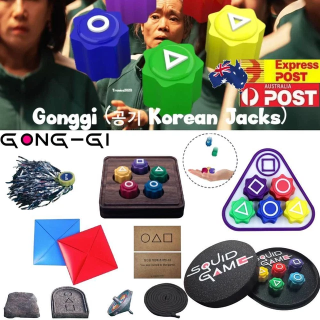2025 GONGGI GONG-GI Jacks Squid Game Korean Game Set Netflix Inspired ...