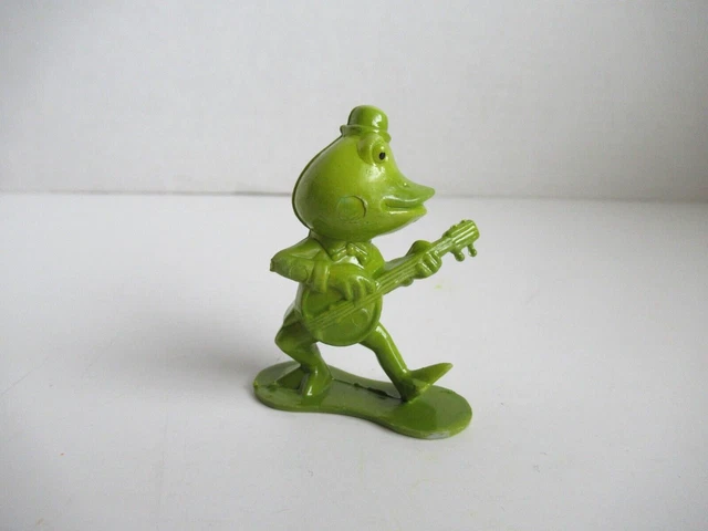 TWO VINTAGE IDL Plastic Animal Band Figures Hong Kong Rare Frog and ...
