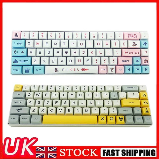 MECHANICAL KEYBOARD PBT Keycap XDA DIY Key Cap Set Dye Sublimation for ...