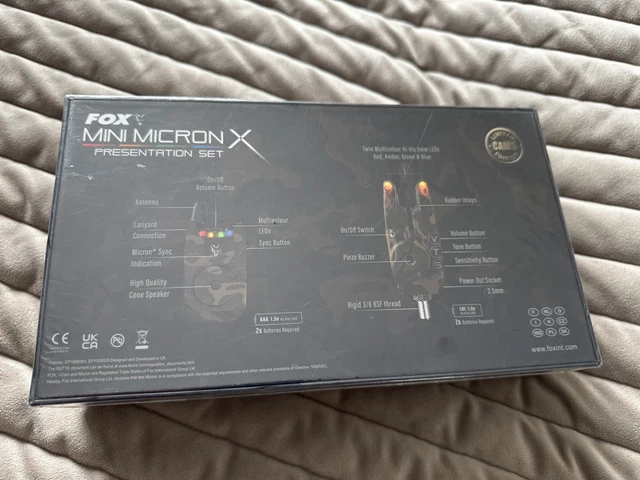 FOX MINI MICRON X Limited Edition Bite Alarm Camo 3+1 £618.68 - PicClick UK